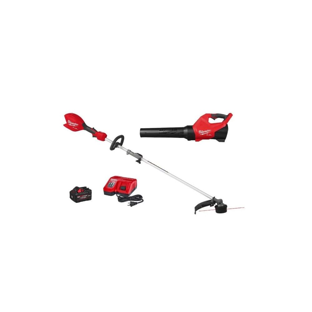 Milwaukee M18 FUEL String Trimmer and Blower Combo Kit Red 3031-21 ...