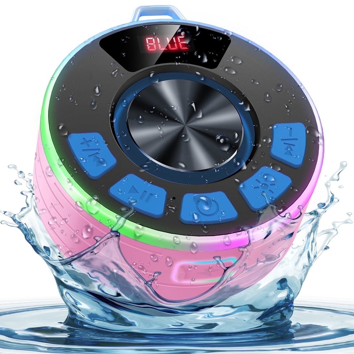 Tukio Bluetooth Speaker, lPX7 Waterproof Shower Portable Speaker with ...