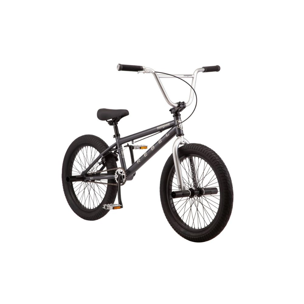 Mongoose R1016WMDS Rebel X1 BMX bike, single speed, 20-inch wheels, gr ...