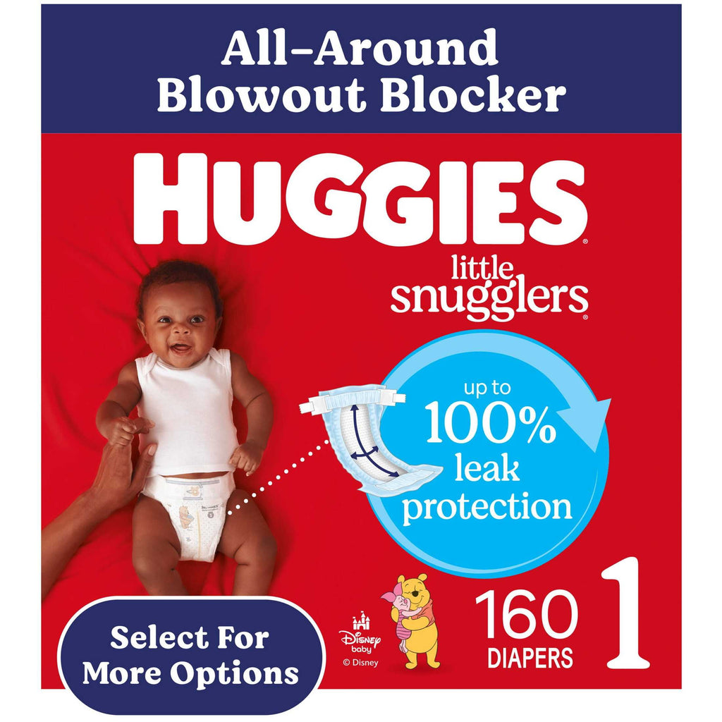 Kimberly Clark 56357 Huggies Little Snugglers Fragrance Free Baby Diap ...