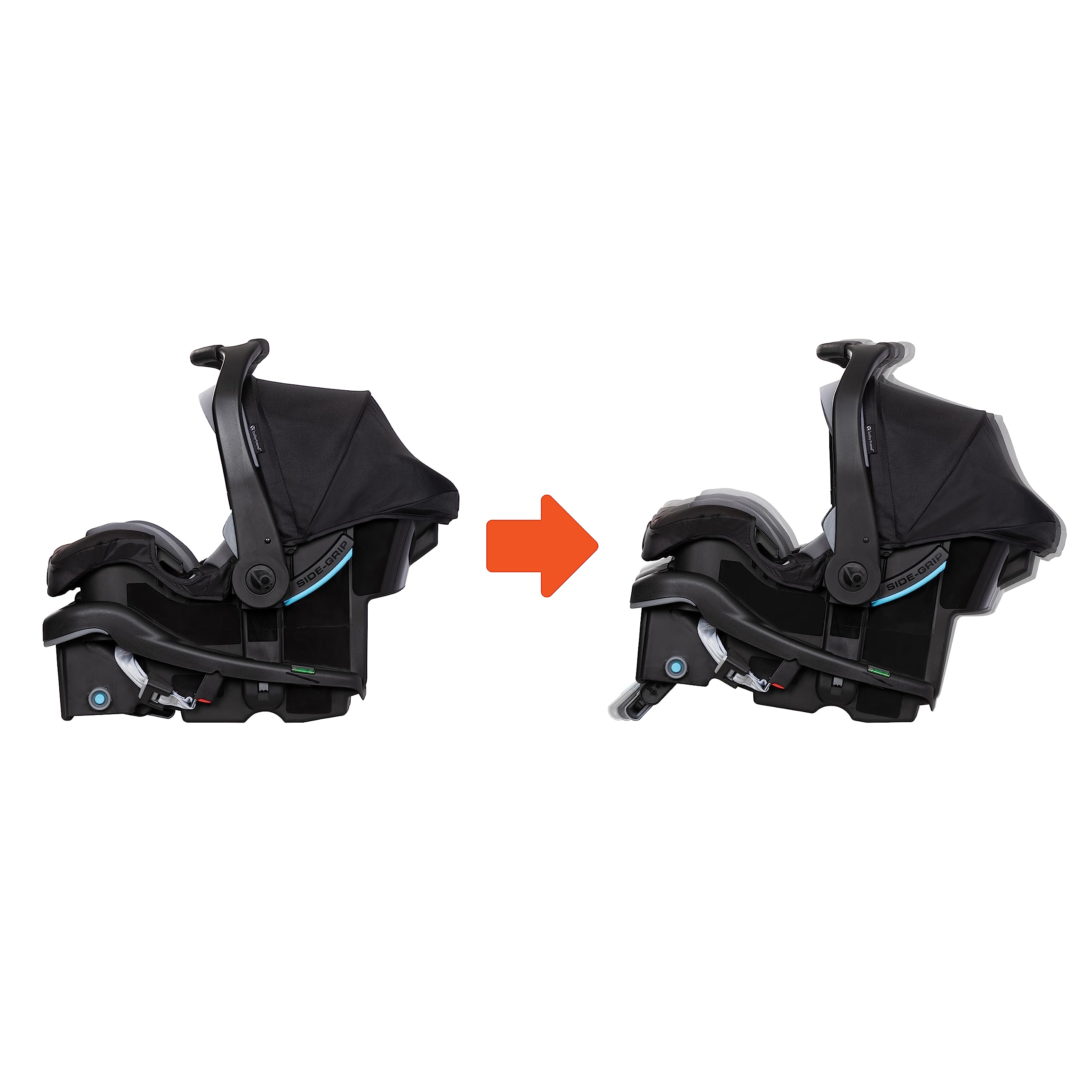 Baby Trend Secure-Lift Infant Car Seat, Ergonomic PRO Side Grip, No-Tw ...