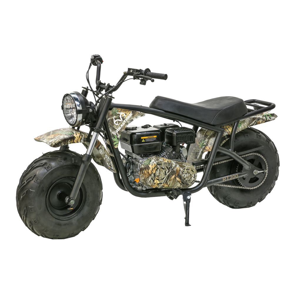 Realtree RT200 196cc Camo Gas Powered Ride-On Mini Bike – VIPOutlet