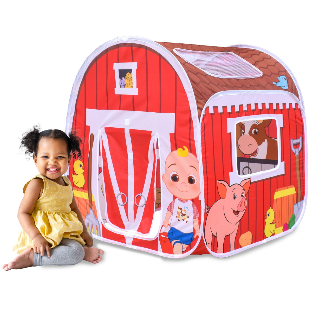 Cocomelon 320688 Old MacDonald's Musical Barn Indoor/Outdoor Pop Up Te ...