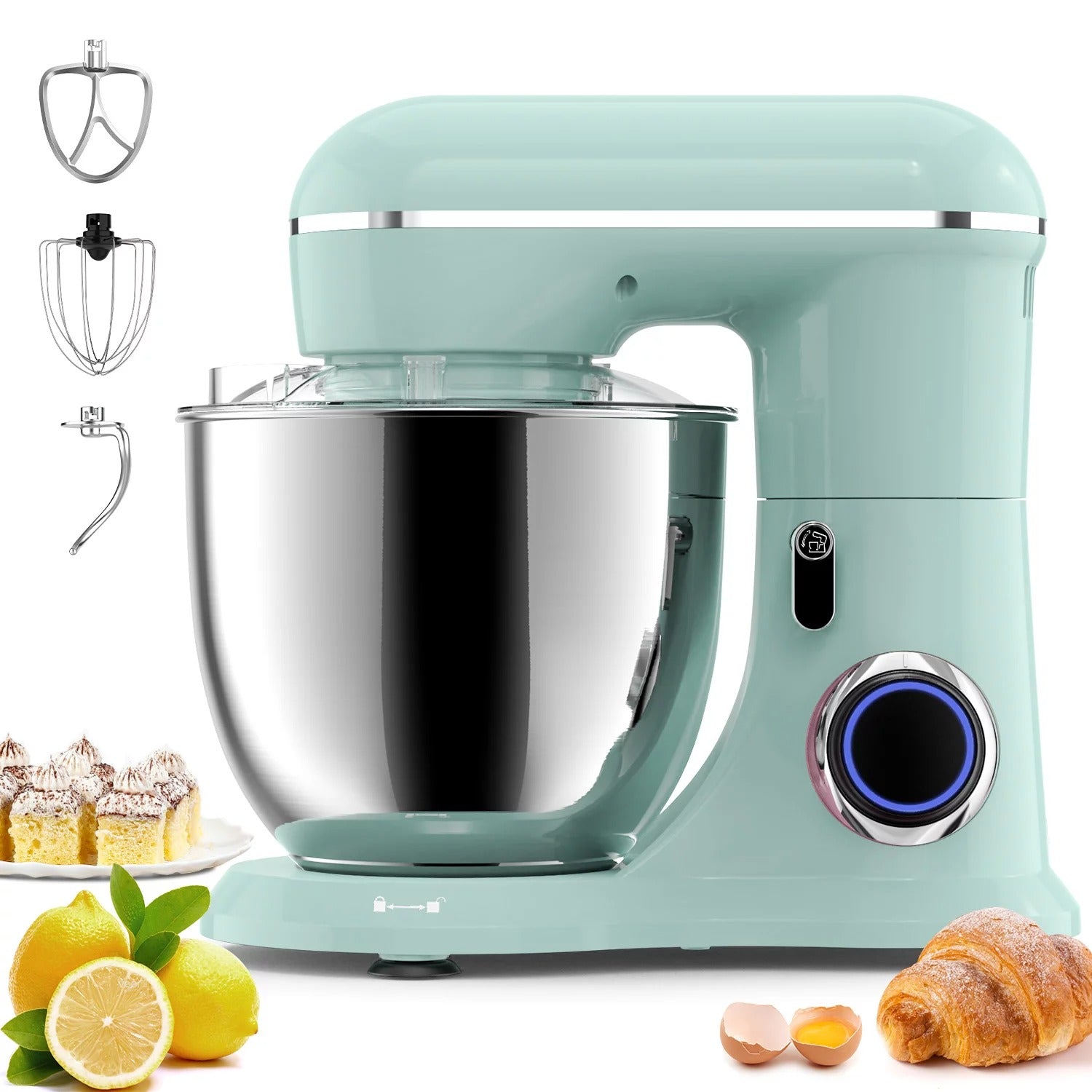 AILESSOM AL-AG01 Samsaimo Stand Mixer 6.5-QT 660W 10-Speed Tilt-Head A ...