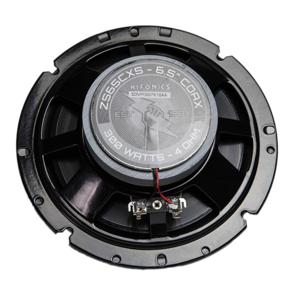 Hifonics ZS65CXS Zeus 6.5" 3-Way 300W Shallow Mount Coaxial Car Speake ...