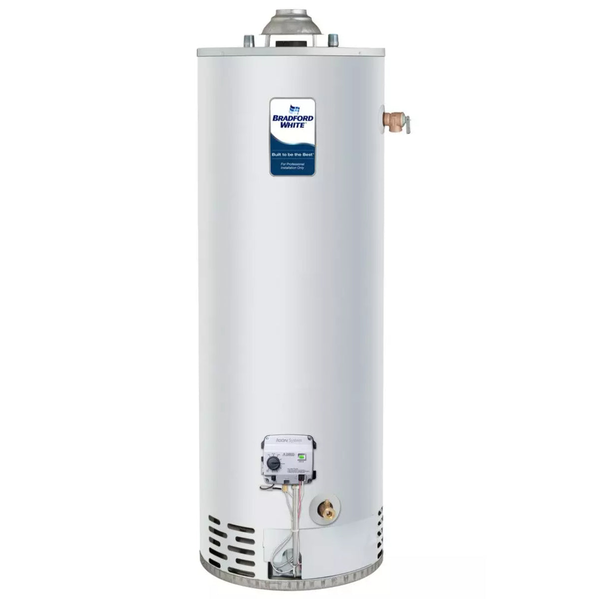 Bradford White RG250T6N-394-500-506 Natural Gas Residential Tank Water ...