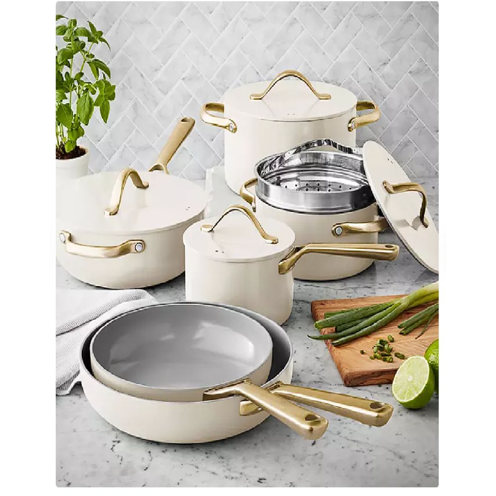 MCCS11 1-Piece Modern Ceramic Cookware Set, cream – VIPOutlet