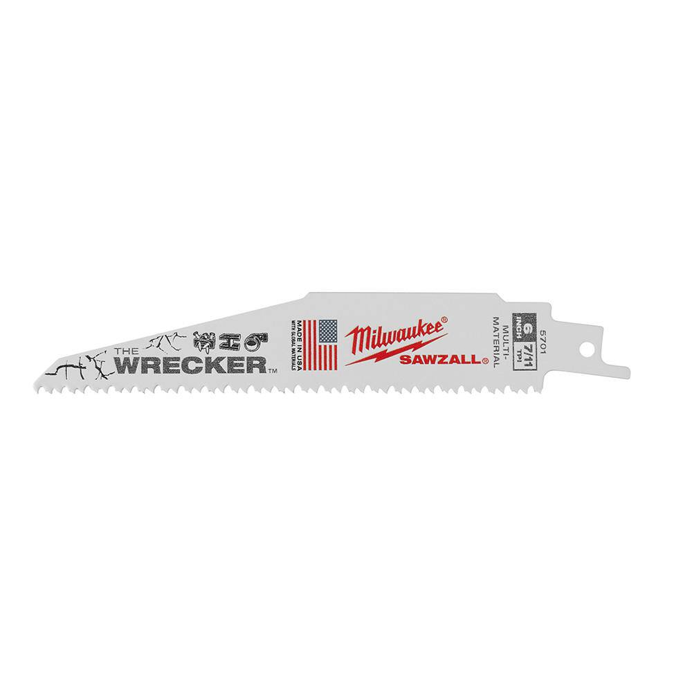 Milwaukee 48-00-8701 The Wrecker Blade, All Purpose Demolition Blade ...