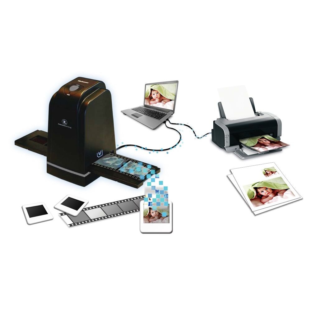 Innovative Technology 35mm Negative and Slide Converter to PC, 5 Mega ...