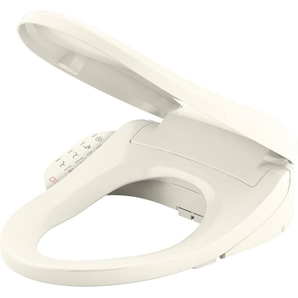 KOHLER K-8298-96 C3-155 Biscuit Elongated Slow-Close Heated Toilet Sea ...