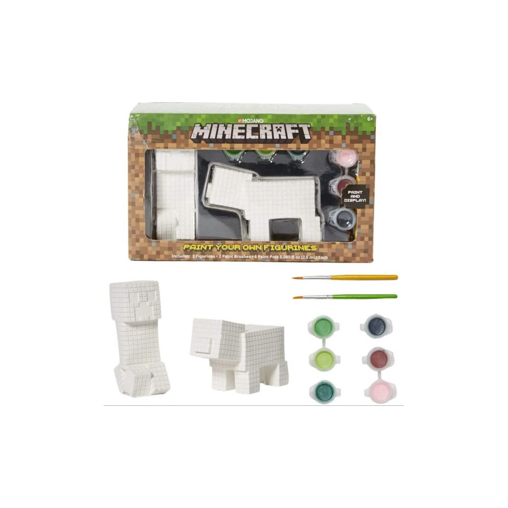 Minecraft Figurines DIY Paint Set Arts & Crafts for Kids – VIPOutlet