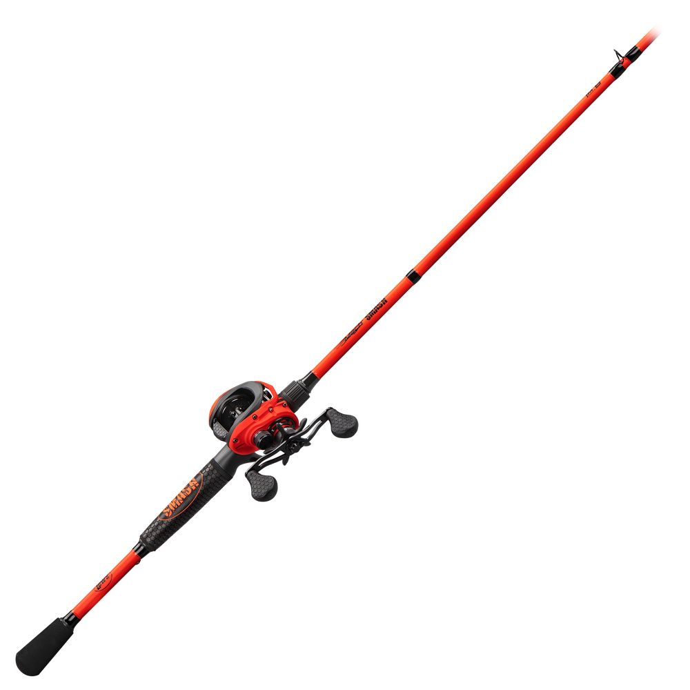 Lew's MHS1SH610MH Mach Smash SLP Baitcast Combo, RH, 7+1 MCS IM6 Winn ...