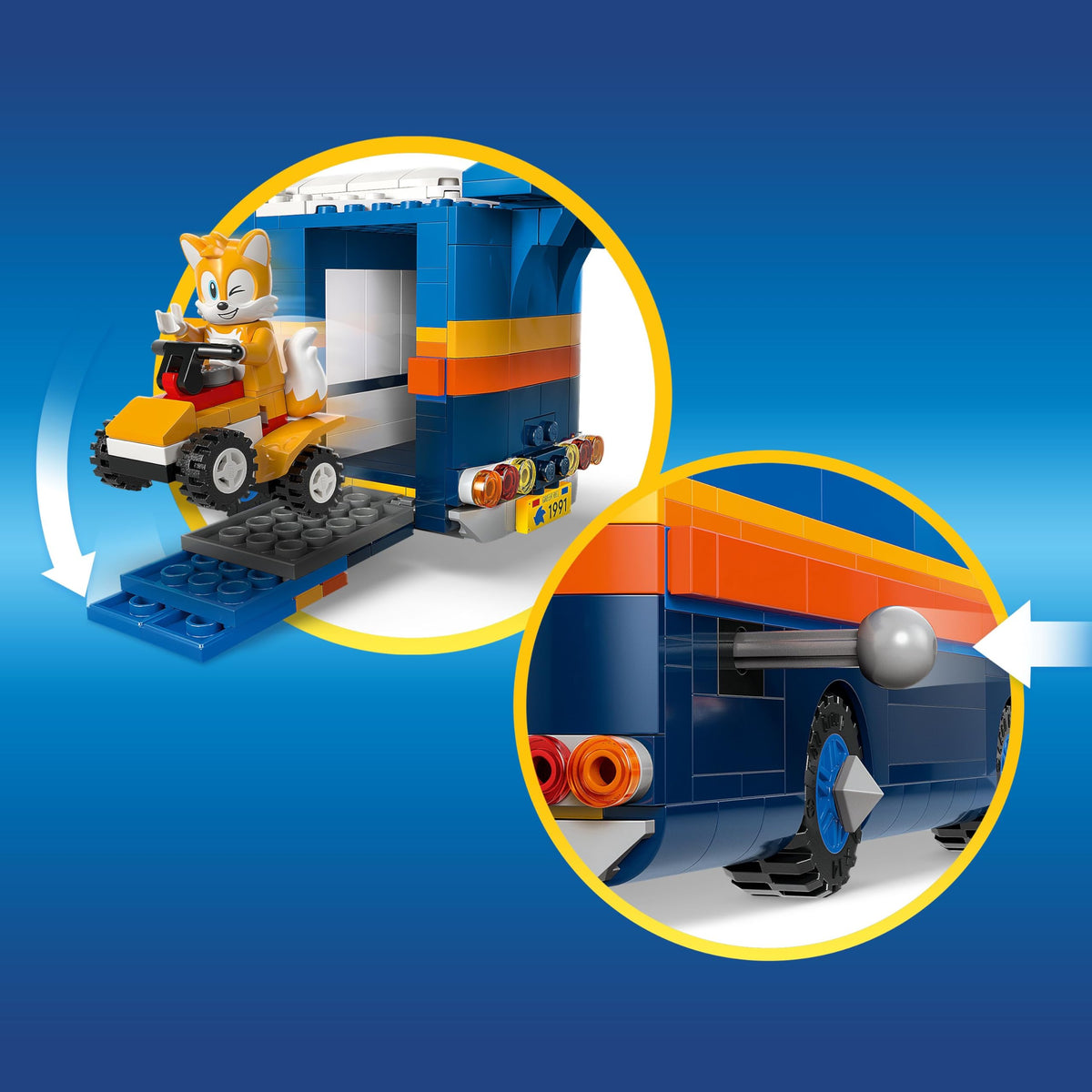 LEGO Sonic the Hedgehog Team Sonic Command Truck Building Set, 747 Pie ...