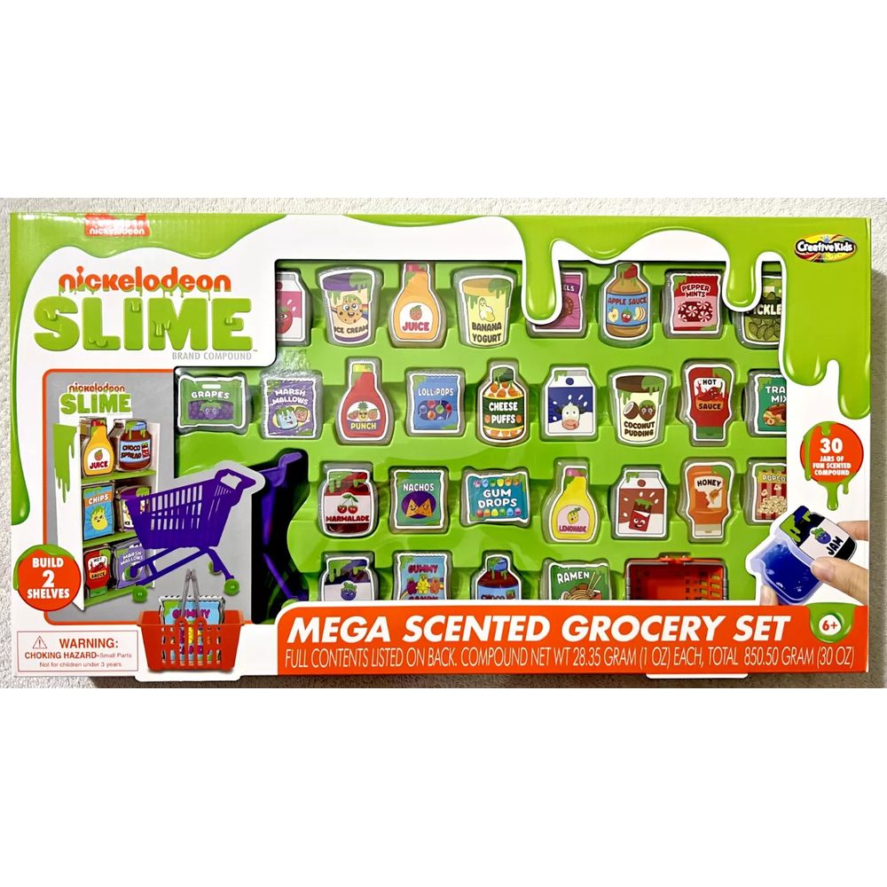 Creative Kids Nickelodeon Slime Mega Scented Grocery Set Slime, Multic ...