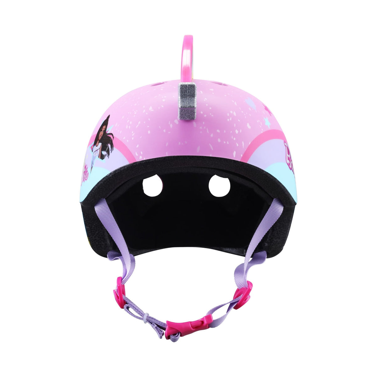 Barbie AGE3D059-PKMH Rainbow Mohawk Kids Bike Helmet, 3D Helmet for Ki ...