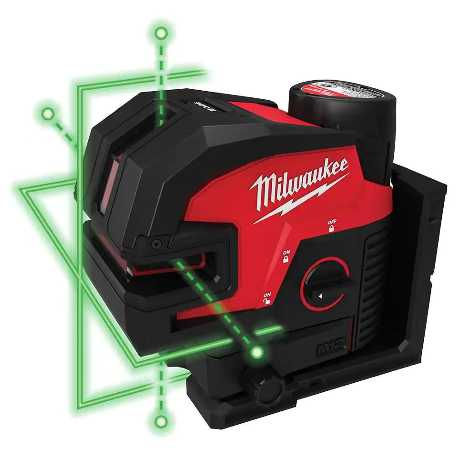 Milwaukee 3624-21 M12 12-Volt Lithium-Ion Cordless Green Cross Line an ...