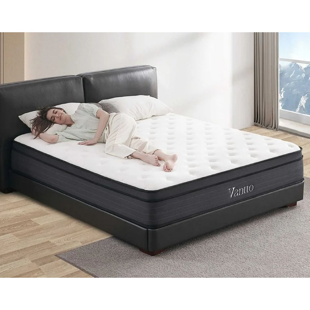 Vantto Vantto-WM-12K King Size Mattress 12 Inch Hybrid Memory Foam Mat ...