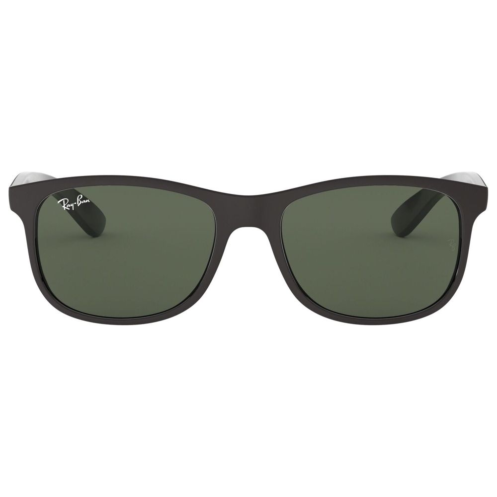 Ray-Ban Rb4202 Andy Rectangular Sunglasses, Matte Black on Black/Dark ...