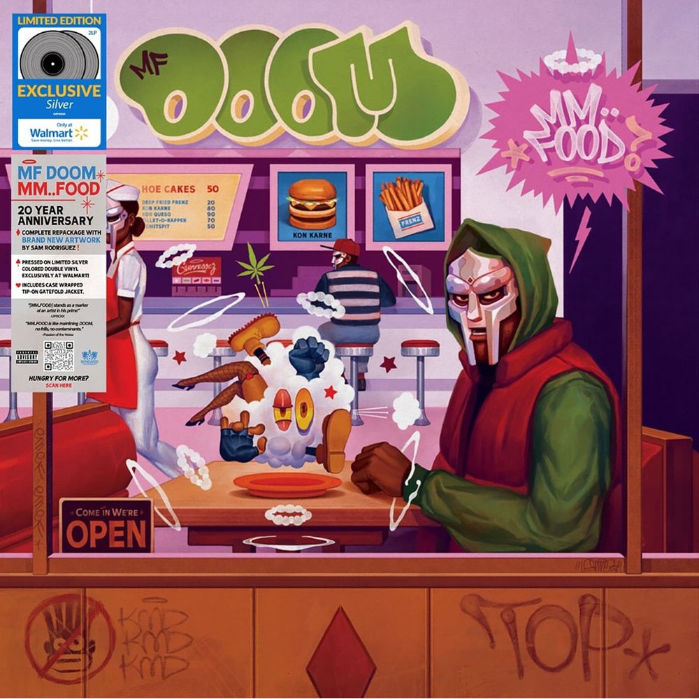 MF Doom MM.. FOOD 20th Anniversary Edition Vinyl Album, Exclusive Silv ...
