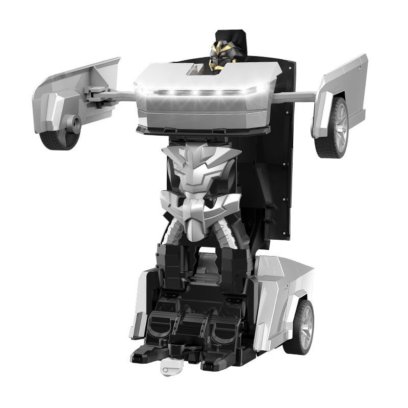 TSL 1:18 Electric RC Cyber Pickup Transforming Robot Car with LED Ligh ...