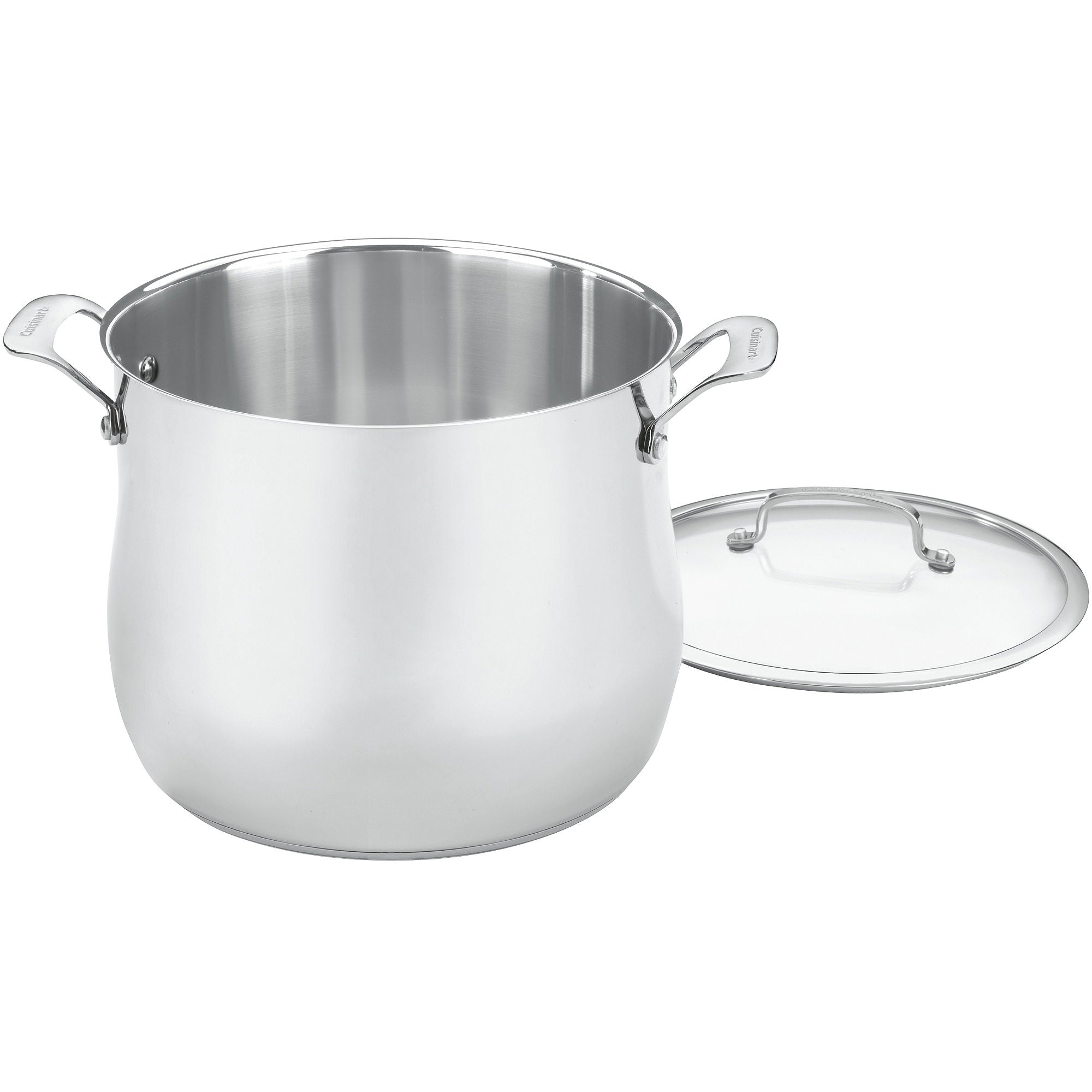 Cuisinart Contour 12-Qt. Stainless Steel Stock Pot With Lid 466-26 - S ...