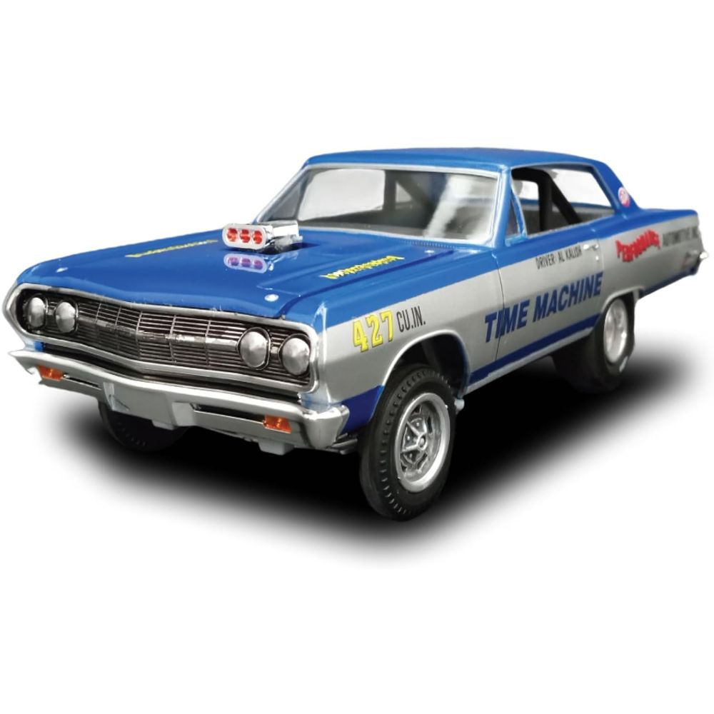 AMT AMT1302 1965 Chevy Chevelle AWB Time Machine 1:25 Scale Model Kit ...