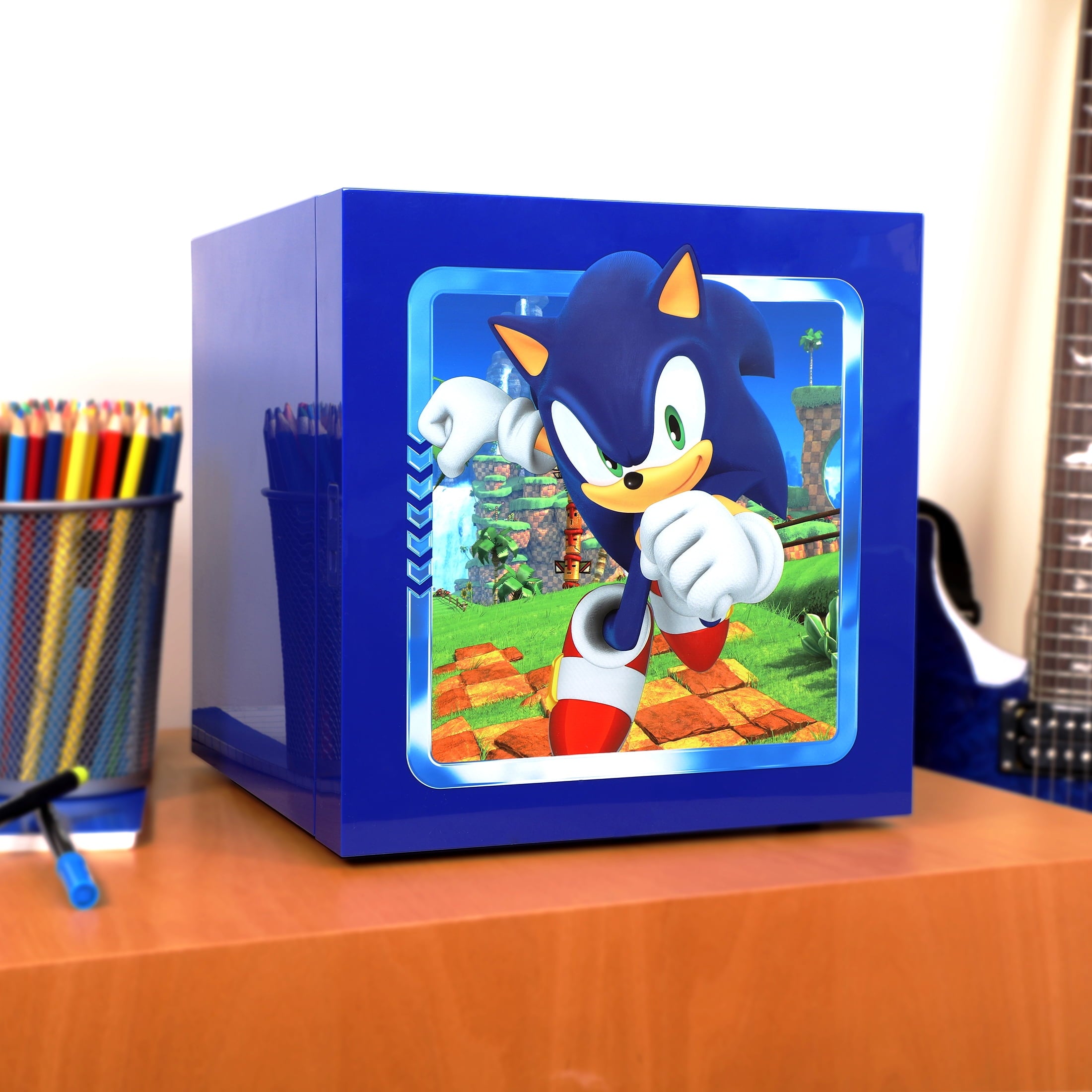 Sonic 18549 6.7L The Hedgehog Blue Cooler Mini Fridge, Blue – VIPOutlet