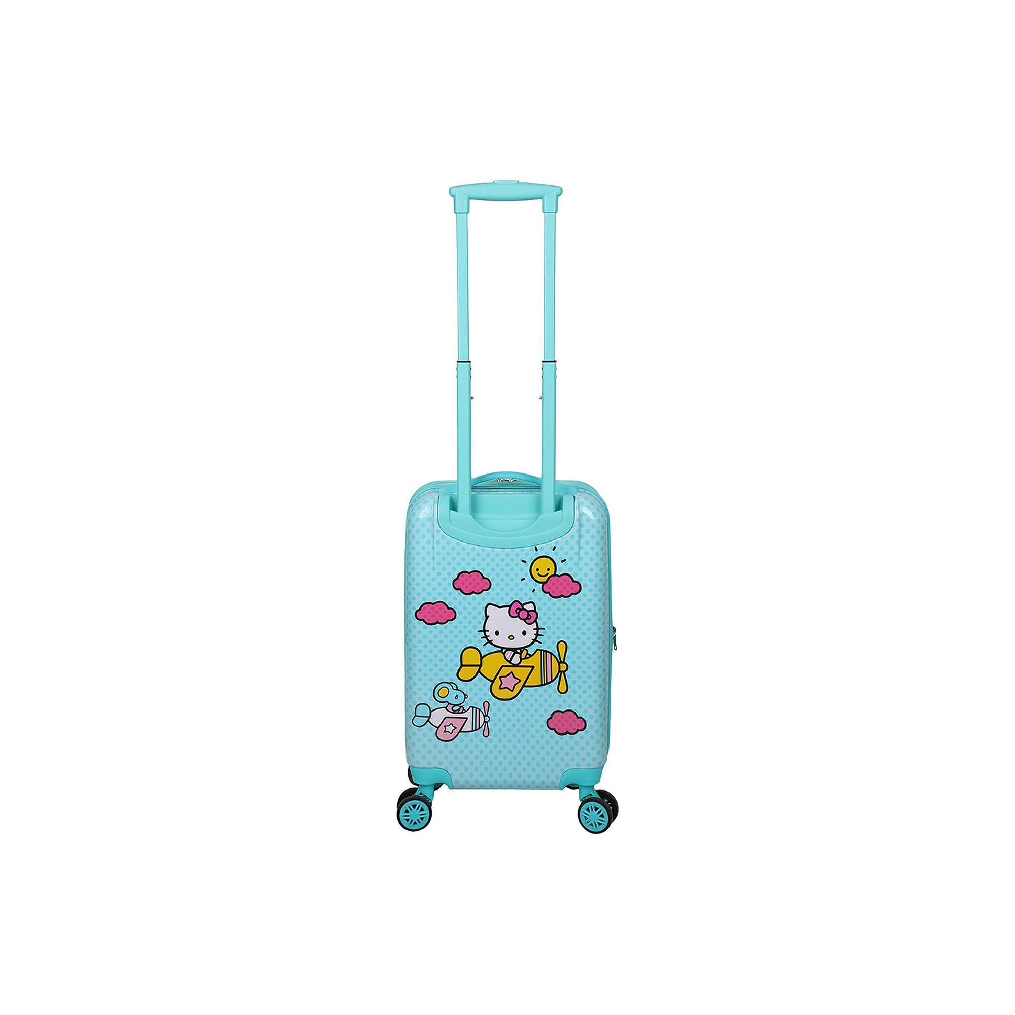 Bioworld Hello Kitty Trunk 20" Hardside Suitcase - BLUE ONE SIZE ...