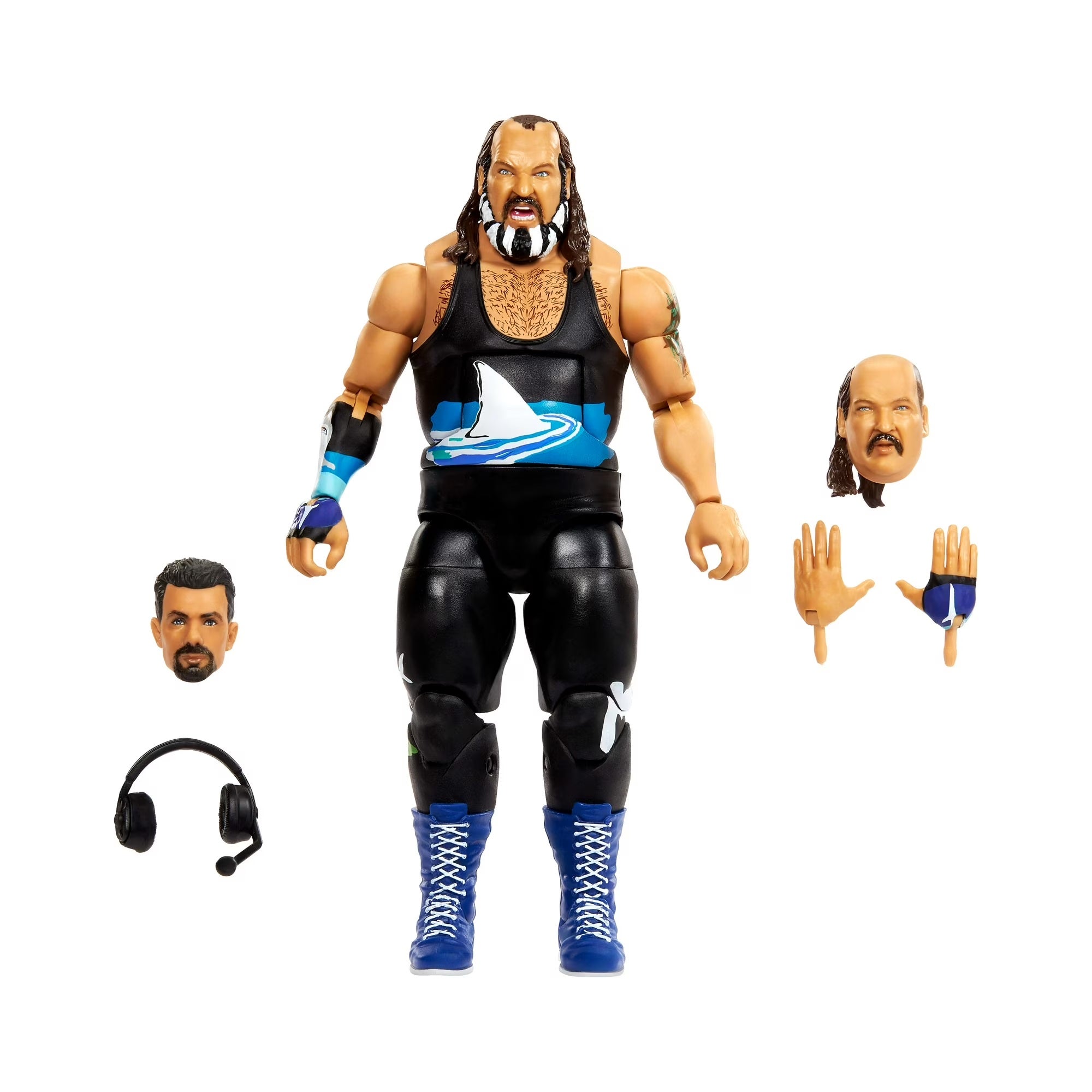 WWE Monday Night War Elite Collection Shark Action Figure & Accessorie ...