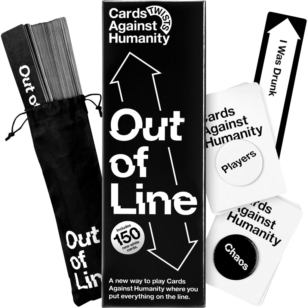 Cards Against Humanity Out of Line Expansion Game with 150 New White C ...