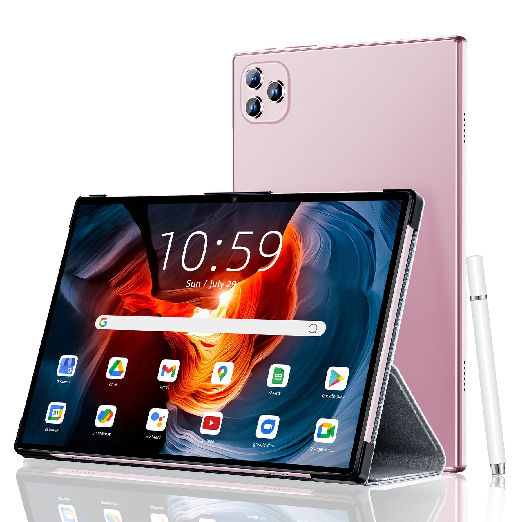 VEAT00L F11 Tablet, 10.1" Android 13 Tablets 2025,6GB RAM 64GB ROM 128 ...