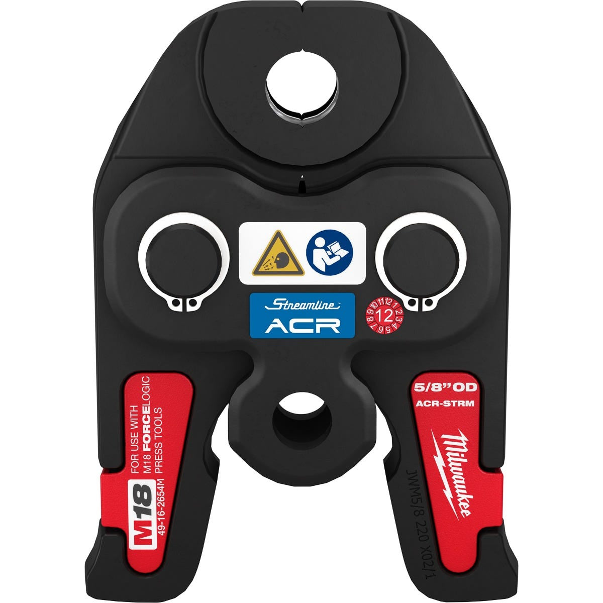 Milwaukee 49-16-2654M 5/8" Streamline ACR Press Jaw for M18 FORCE LOGI ...