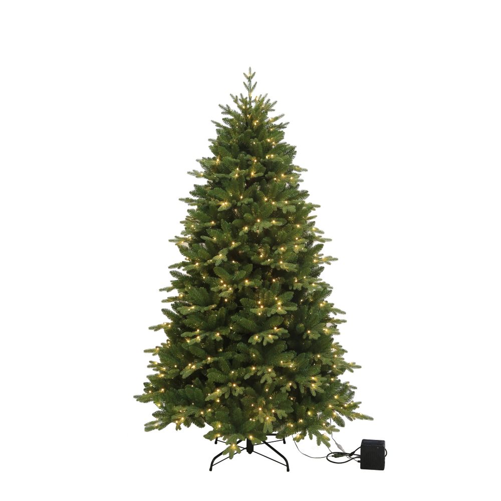 Holiday Time 7.5 ft Bluetooth Musical Artifical Christmas Tree w/500 W ...