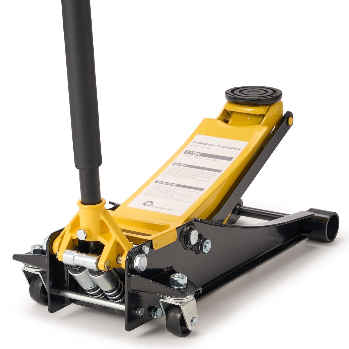 Naipo JJ-FJ01 3 Ton Low Profile Floor Jack Dual Piston Hydraulic Pump ...