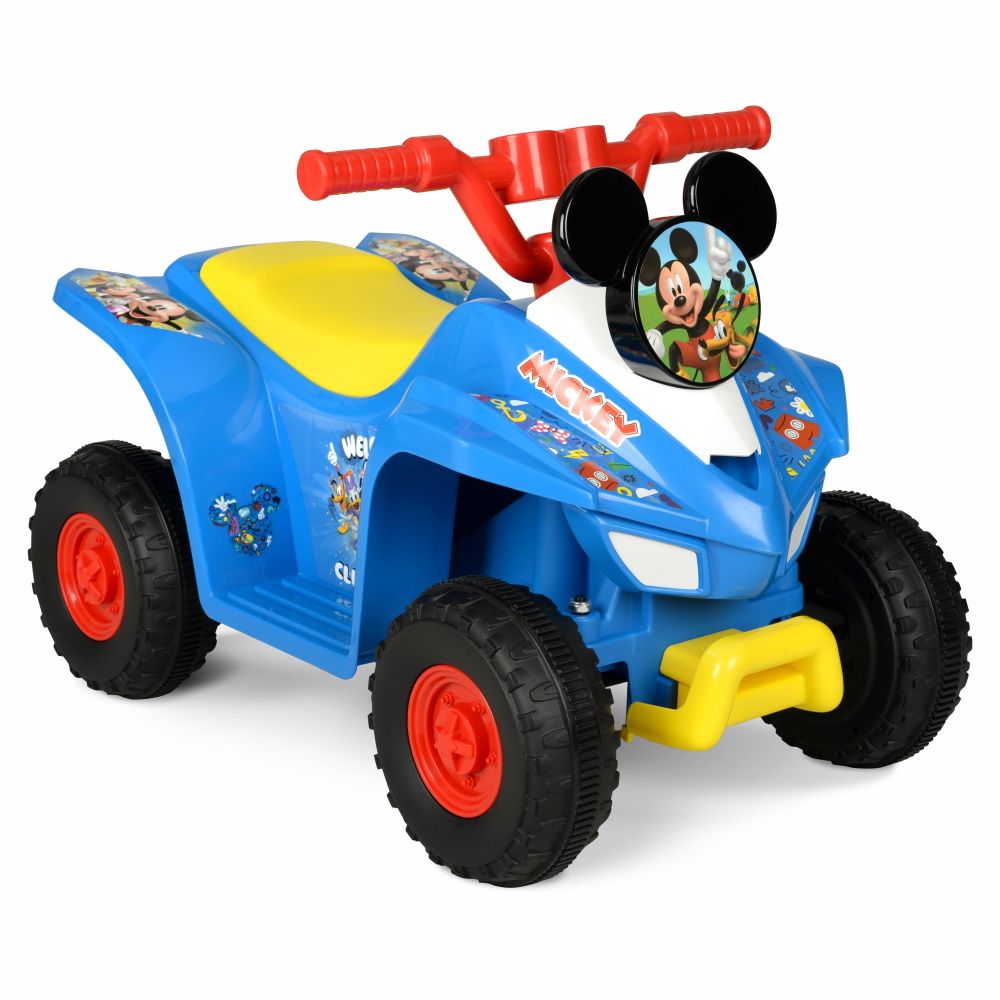 Hyper Toy Company Disney Mickey and Friends 6V ATV Powered Ride-On Toy ...