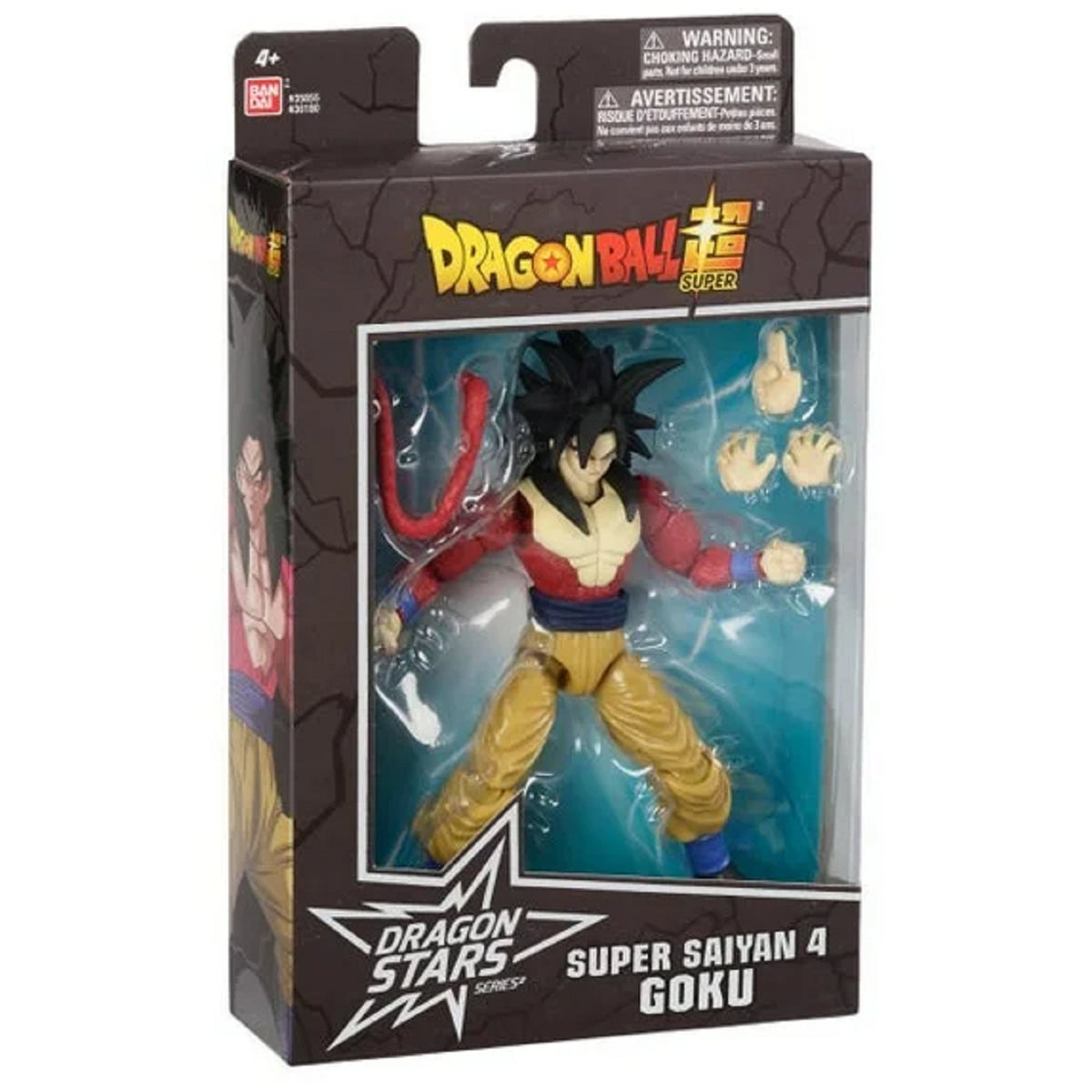 Bandai 16042 Dragon Stars Super Saiyan 4 Goku Action Figure, 6.5 Inch ...