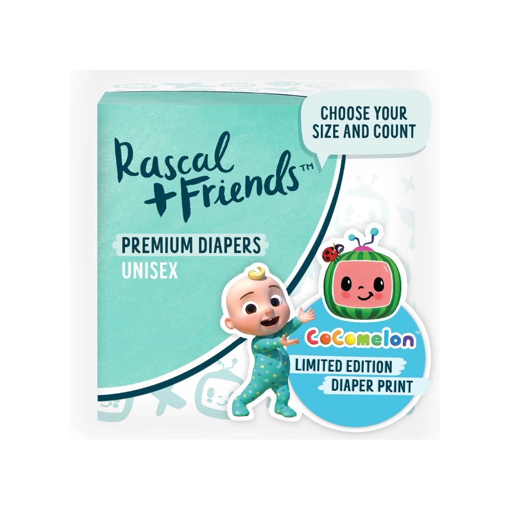 Rascal & Friends Diapers Cocomelon Edition, Size 4, 72 Count – VIPOutlet