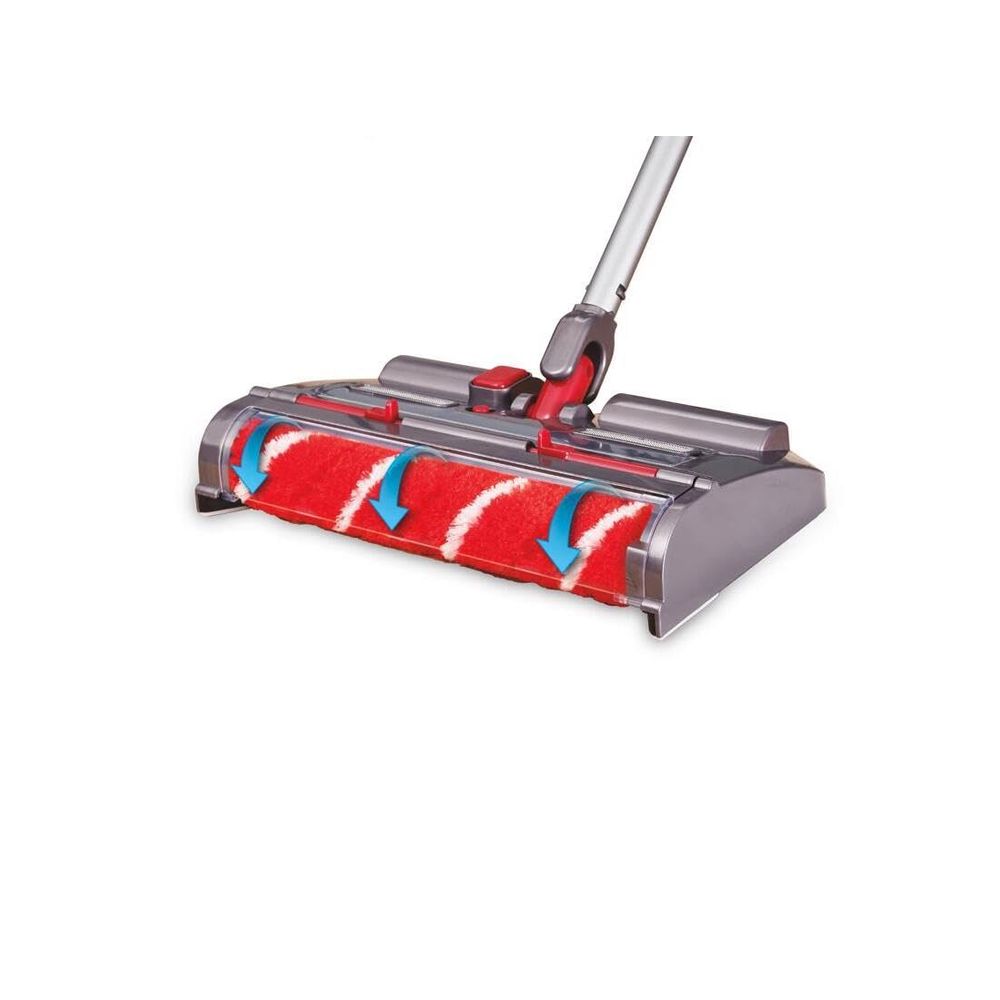 Voom Rechargeable Cordless Sweeper, Bagless, Self-Cleaning Roller, 360 ...