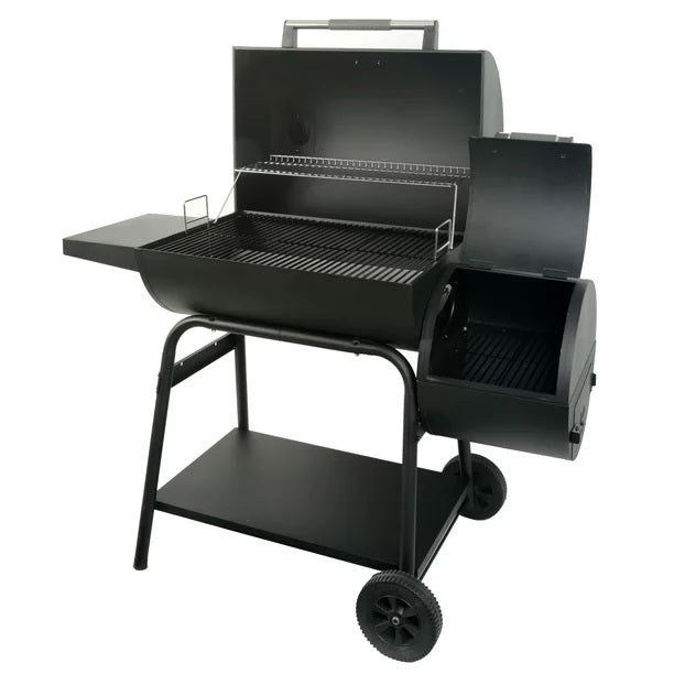Expert Grill XG13-104-001-01 28" Offset Charcoal Smoker Grill with Sid ...