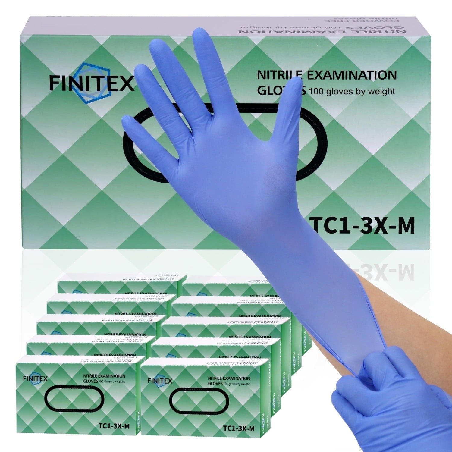 FINITEX Medical Exam Gloves, Disposable Latex – VIP Outlet