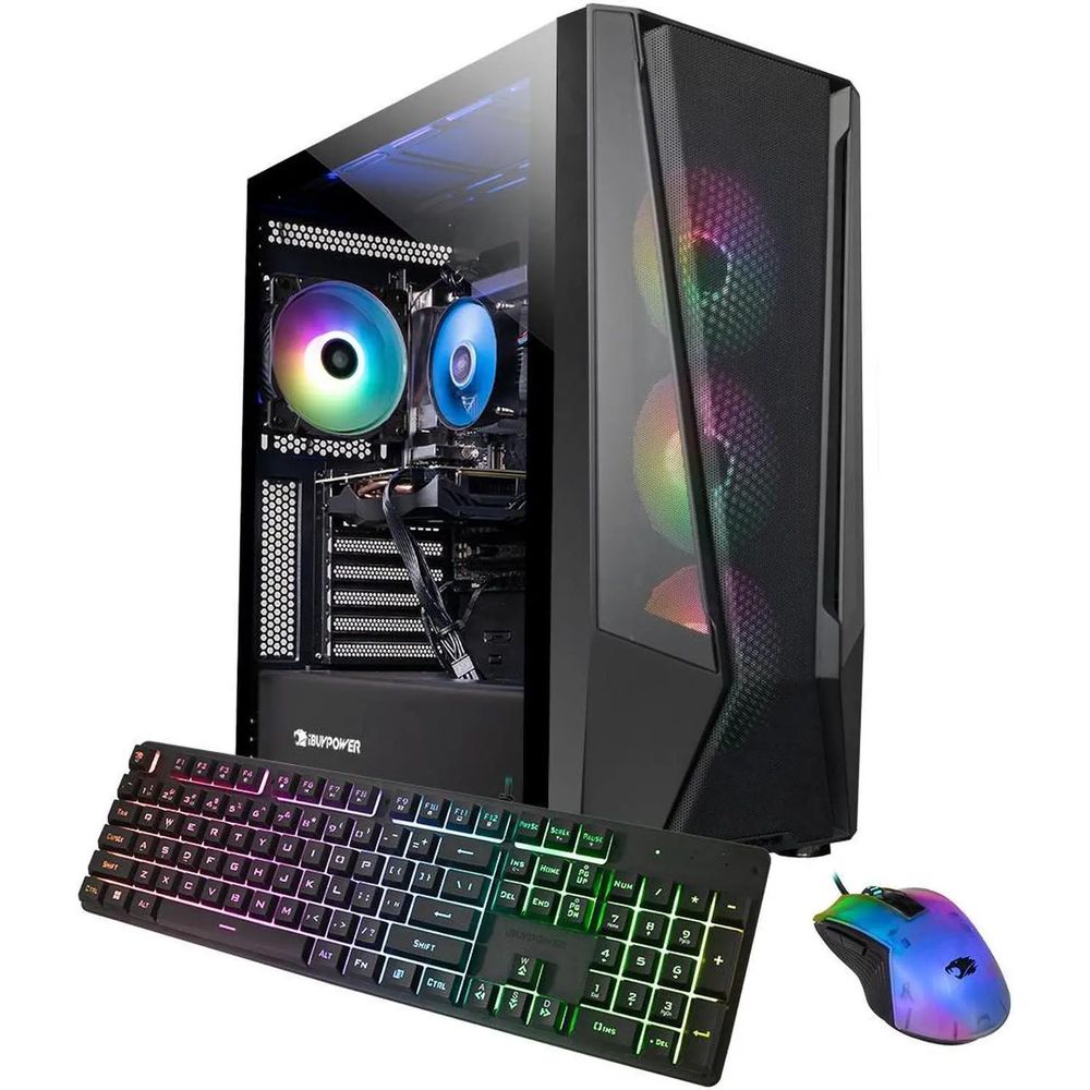 iBUYPOWER M401IB2020B i5-14400F 2.5GHz NVIDIA GeForce RTX 4060 6GB 16G ...