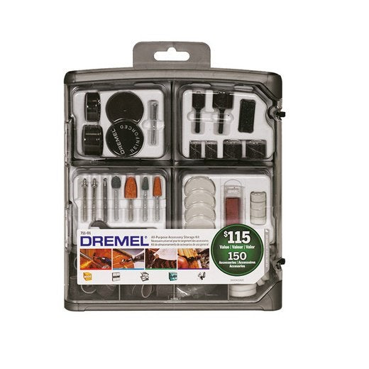 Dremel 711-01 150 Piece All-Purpose Rotary Accessory Kit – VIPOutlet