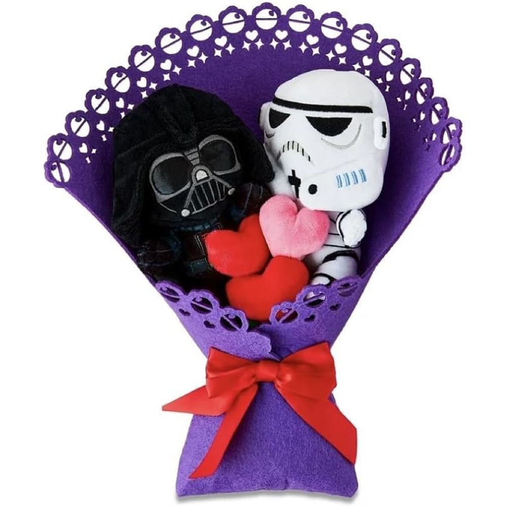STAR WARS Valentine's Day Plush Bouquet with Darth Vader and Stormtroo ...