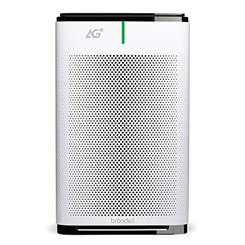 Brondell P700BB-W Pro Air Purifier with AG+ Technology for Odor, Smoke ...