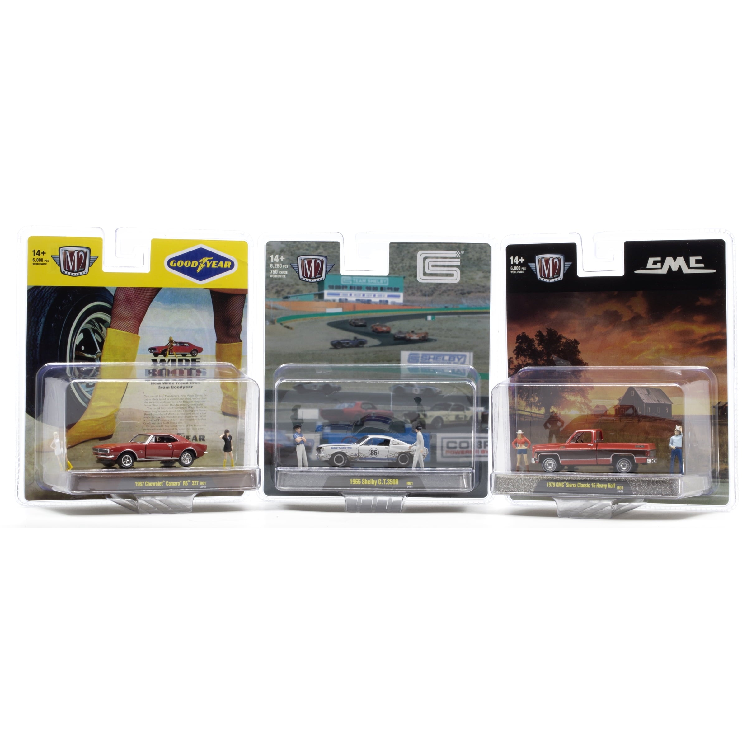 M2 Machines 67500 Diorama Series 1:64 Scale Diecast Cars with Figurine ...