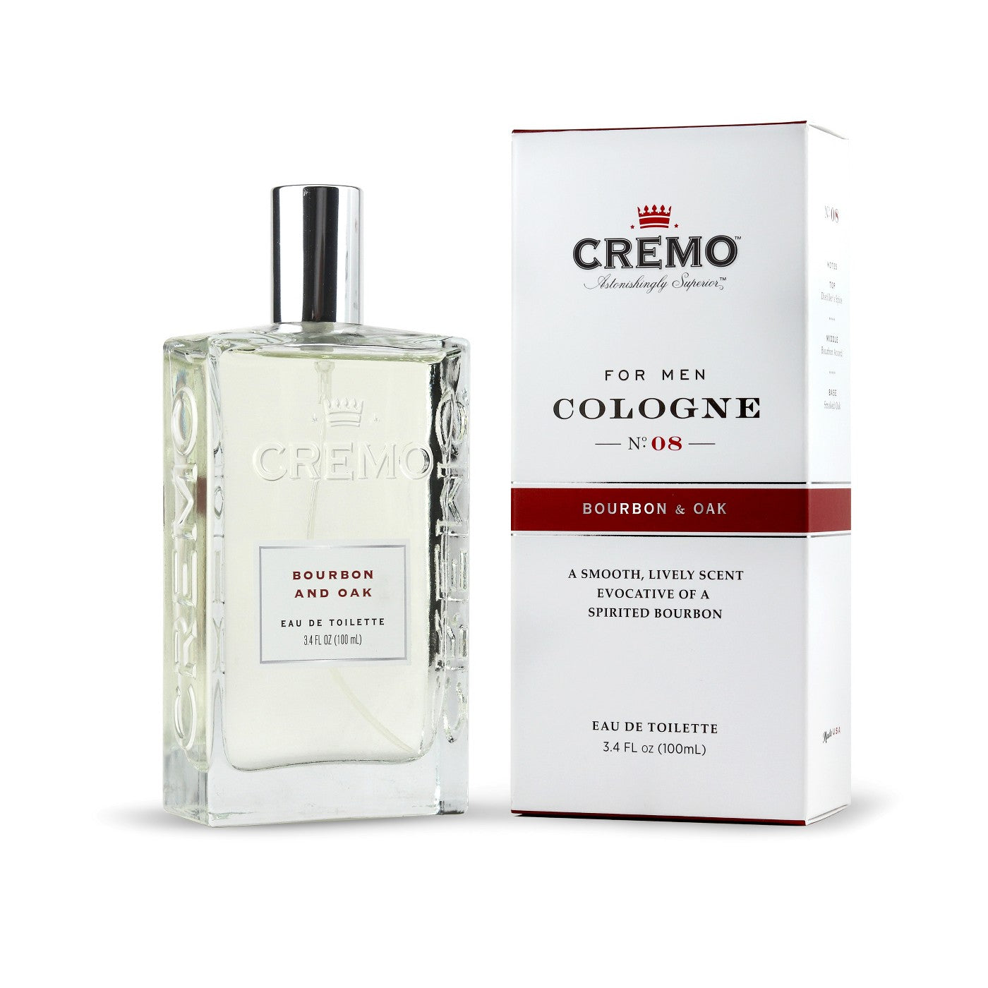 Cremo Bourbon & Oak Spray Cologne Silver Water & Birch - 3.4oz – VIP Outlet