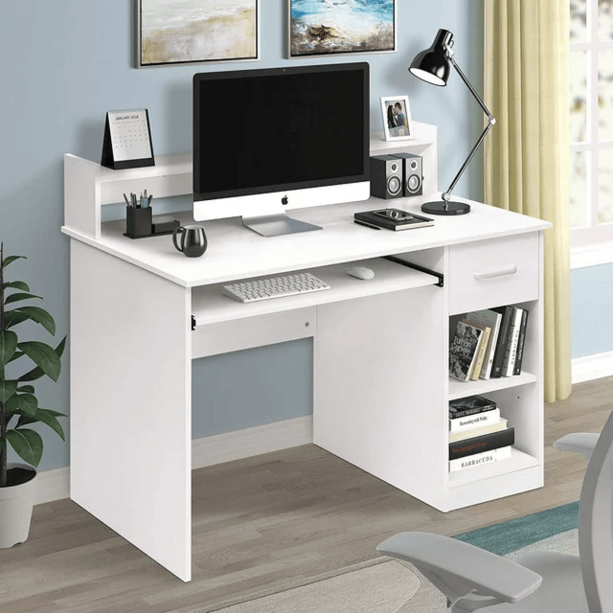 Ktaxon K1-13028647 Computer Desk Home Office Workstation Laptop Table ...