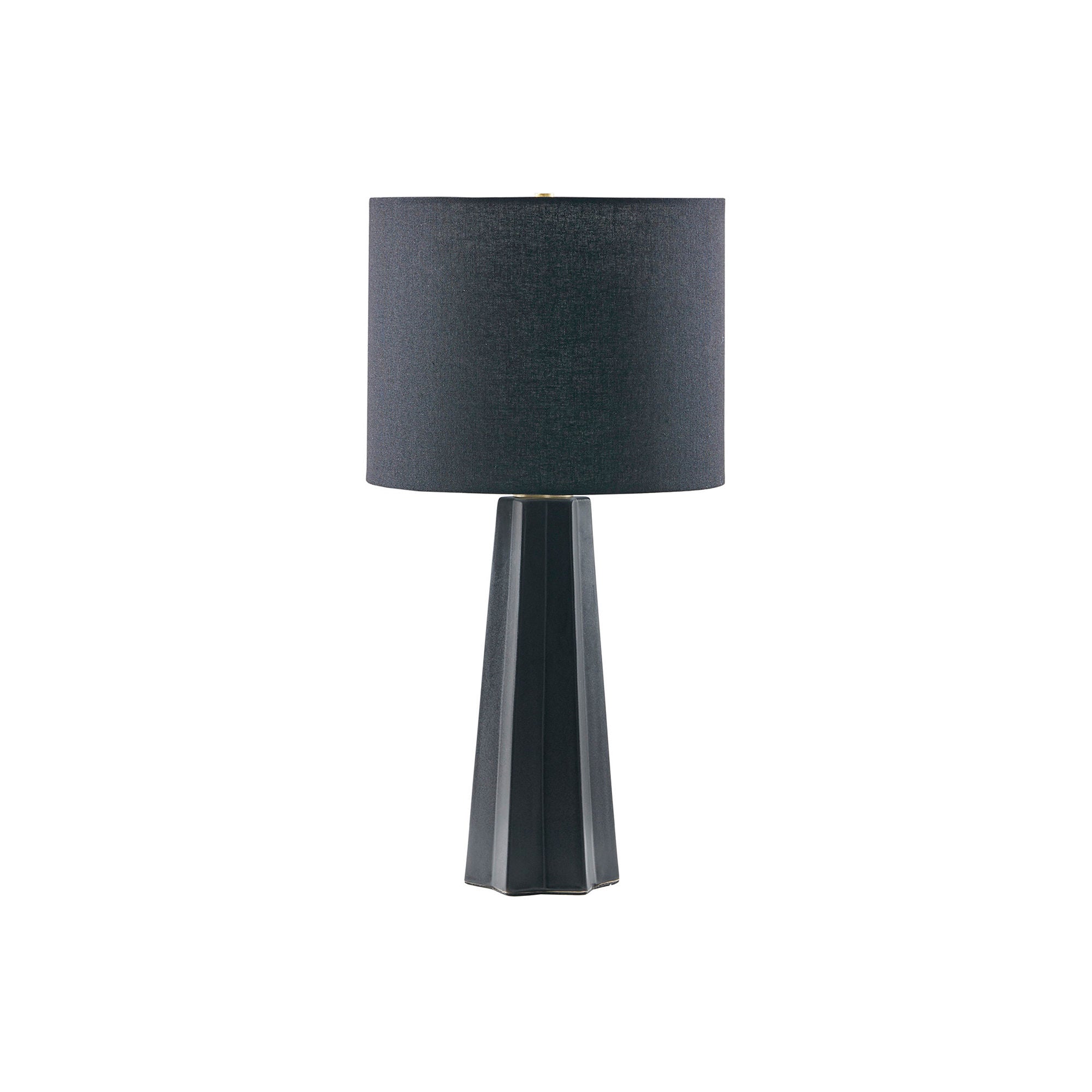 Martha Stewart Athena Geometric Ceramic Table Lamp - BLACK ONE SIZE ...