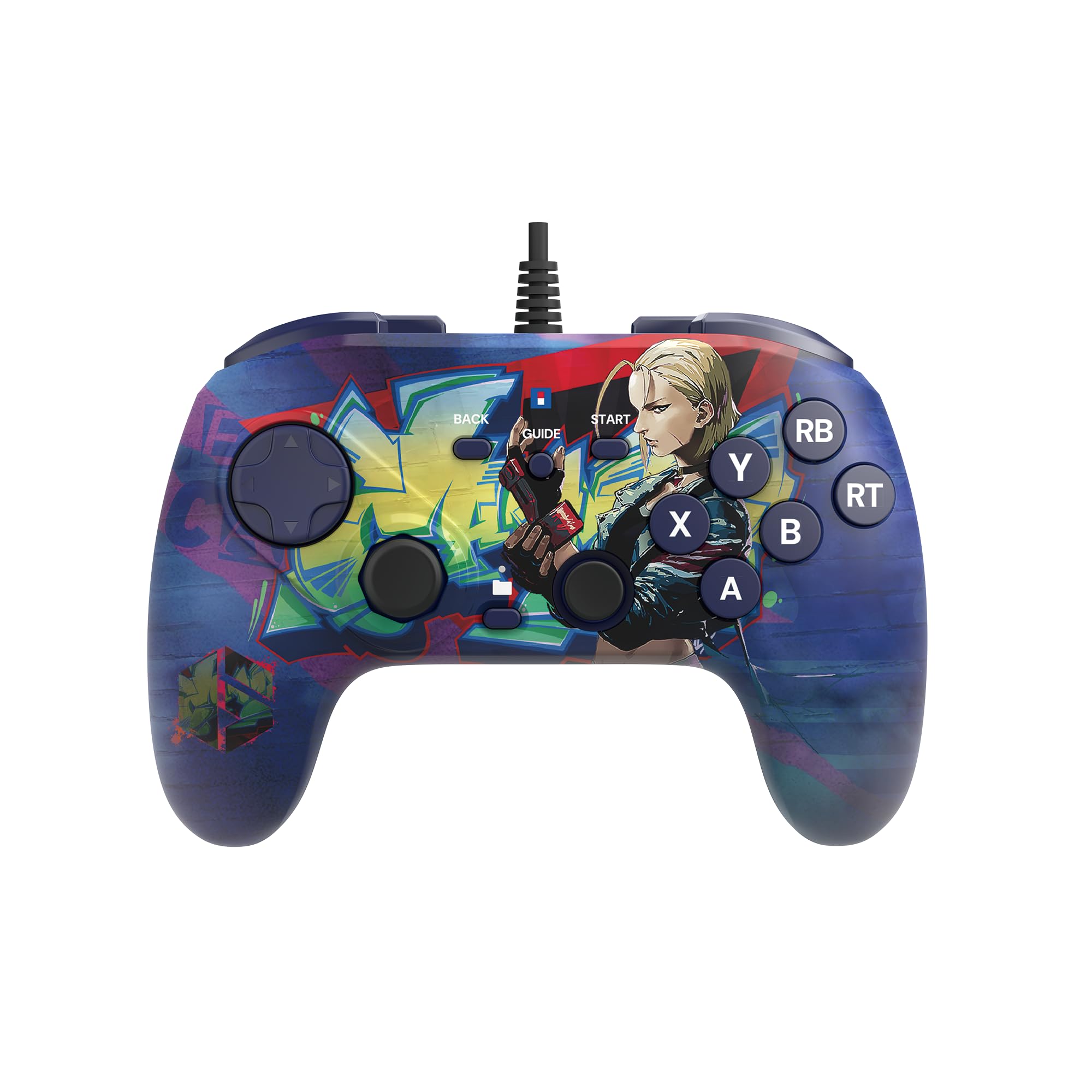HORI Fighting Commander OCTA Wired Fightpad, Six-Button Layout, Adjust ...