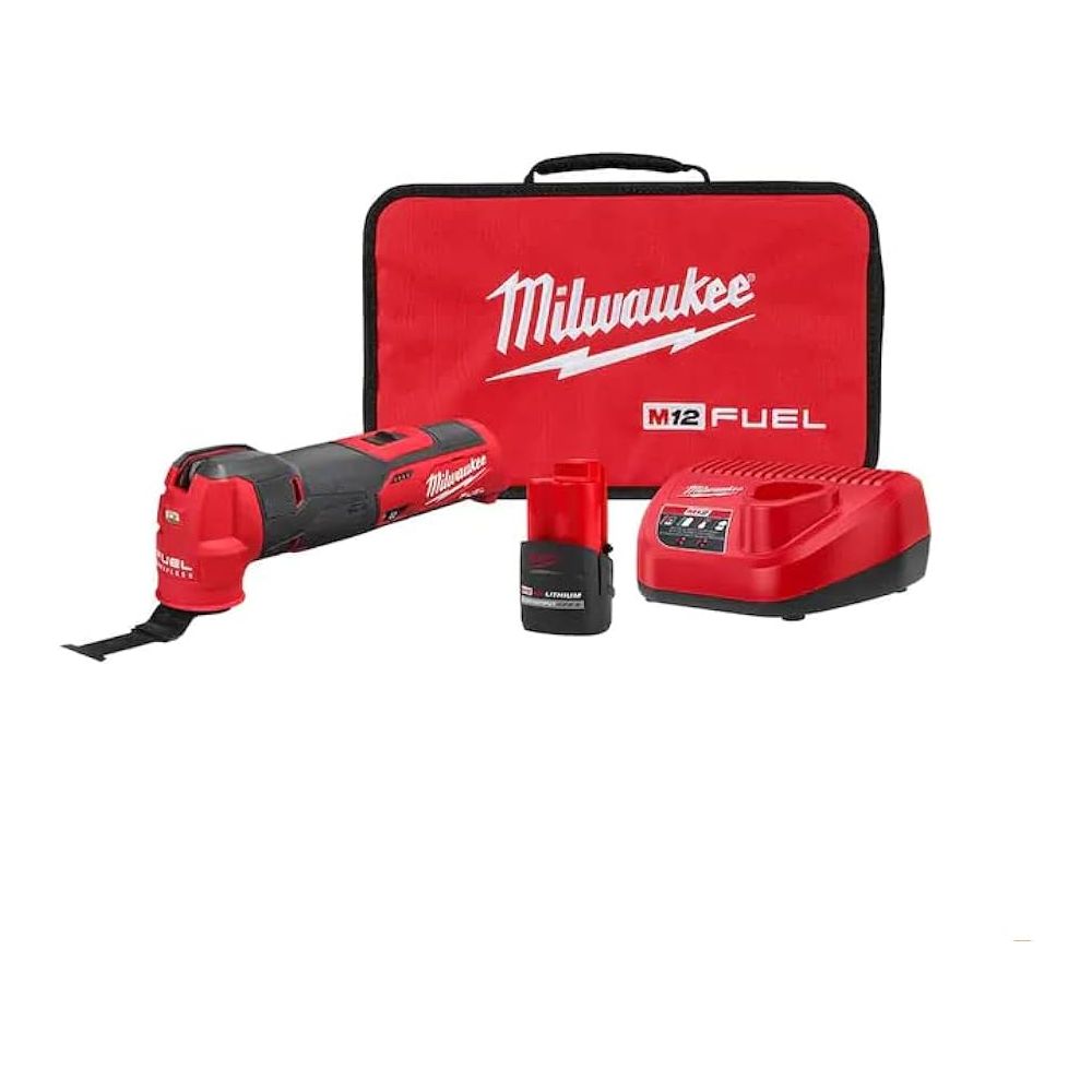 Milwaukee 2526-21 12V Lithium-Ion Cordless Oscillating Multi-Tool Kit ...